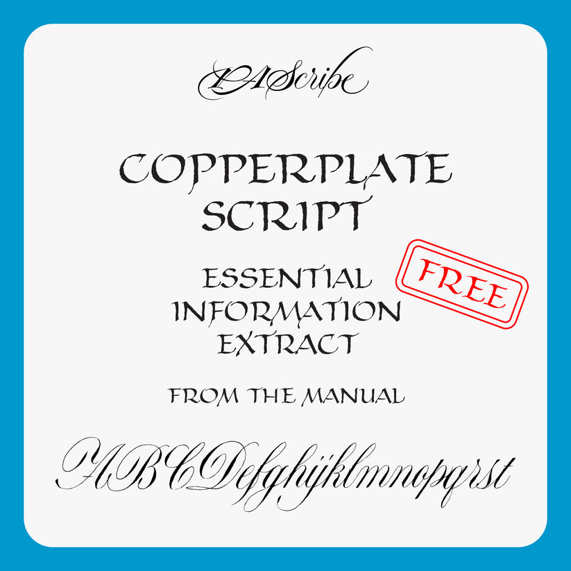 PAScribe - Copperplate Script - Manual - Essential Information Extract